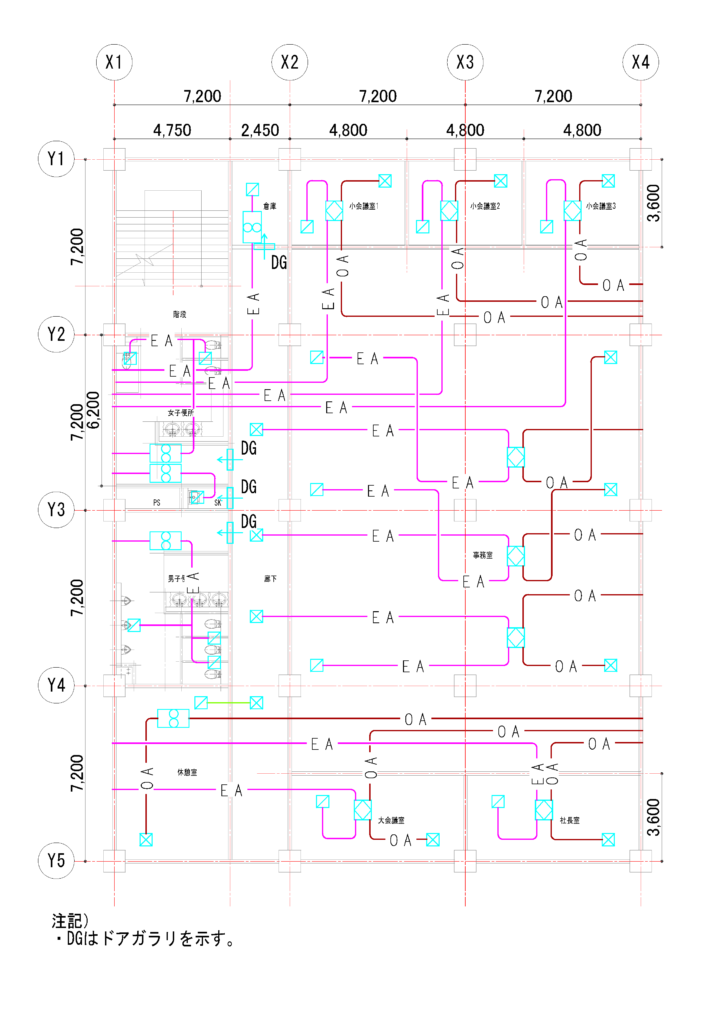 【初心者必見】換気ダクト図(設計図)の描き方